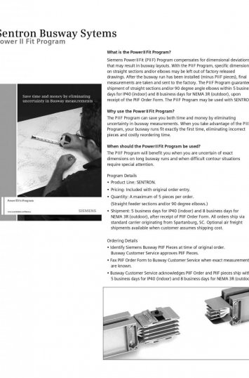 Siemens Sentron Busway - 匯明有限公司 Hueming